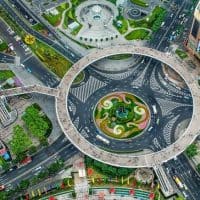 Circular Pedestrian Bridge in China - Design Miss