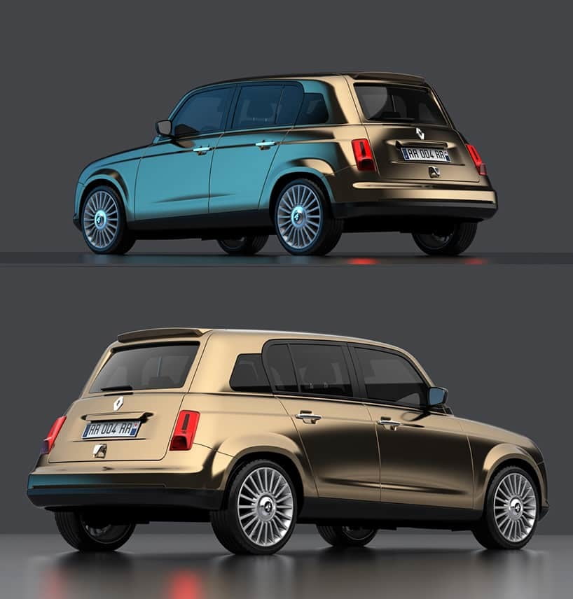Restyling Renault 4 by David Obendorfer - Design Miss