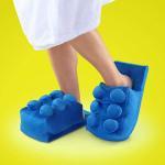 Lego Building Brick Slippers - Design Miss