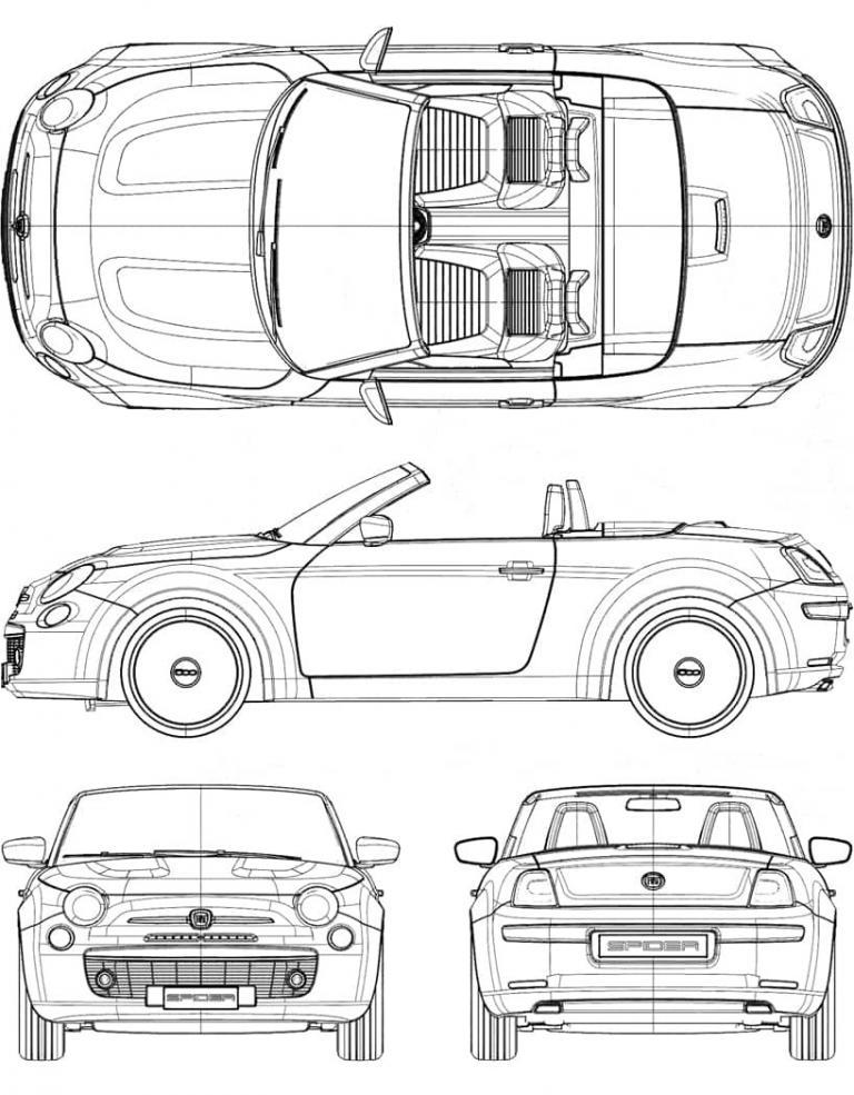 Fiat 500 Spider by David Obendorfer - Design Miss