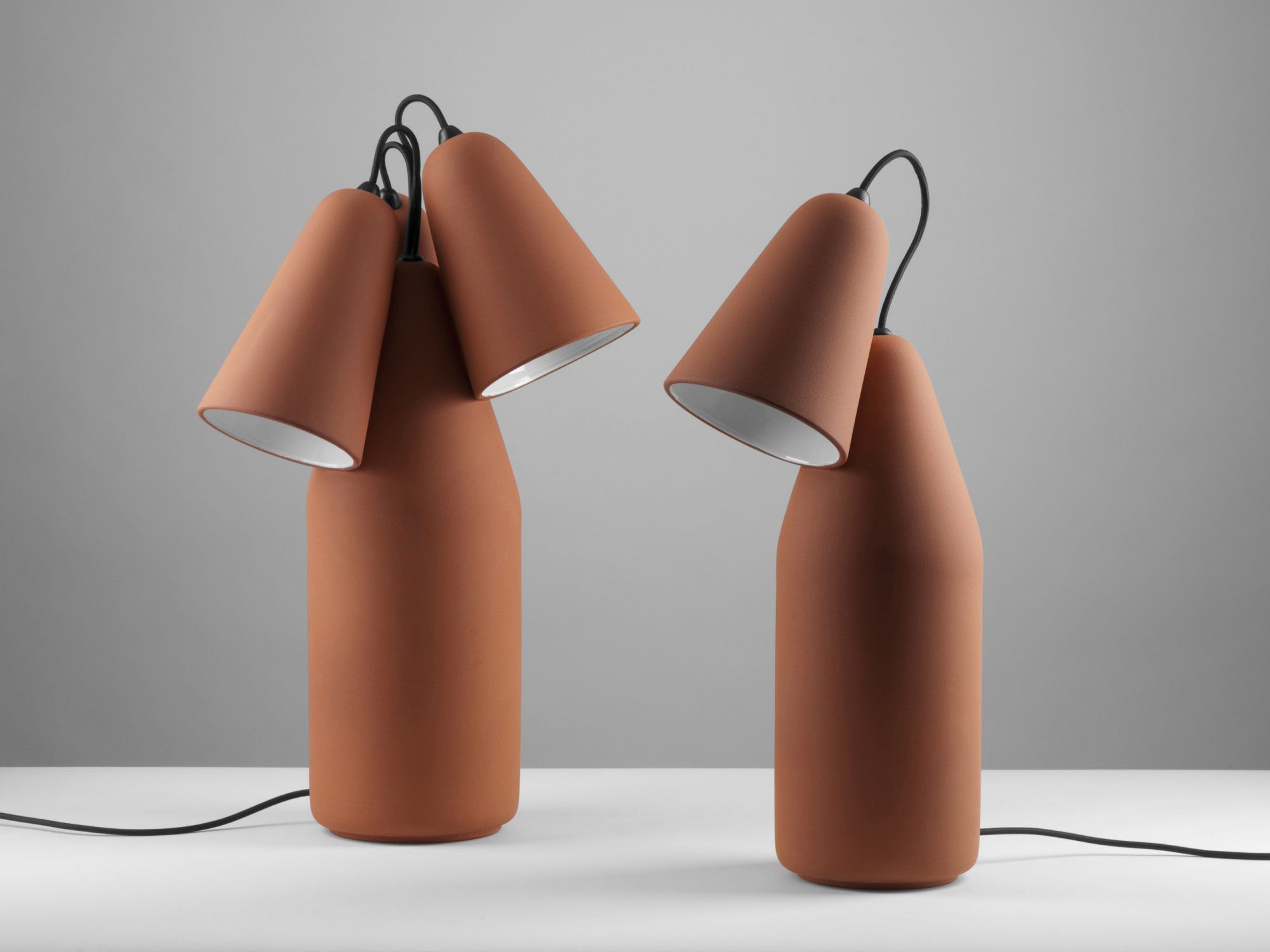 Lampade in terracotta del designer Tomas Kral - Design Miss